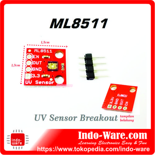 Jual UV Sensor Breakout ML8511 - Kota Semarang - indo-ware | Tokopedia