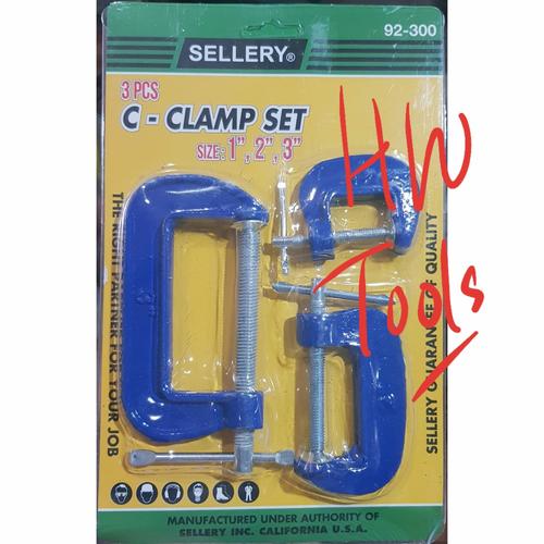 Jual C CLAMP / KLEM C 3 pcs SELLERY - Kota Medan - HW Tools Medan ...
