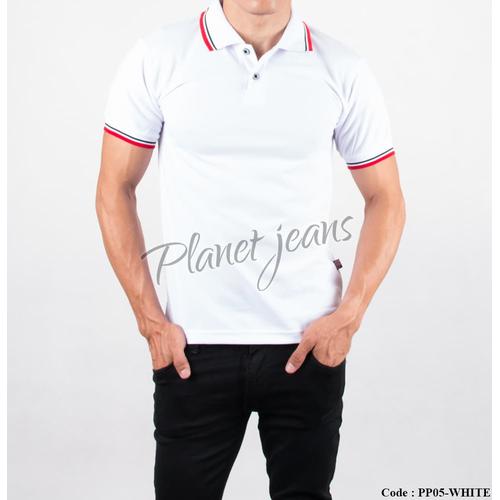Jual Polo Shirt Polos Kombinasi Pria Berbagai Warna Baju Kaos Kerah ...