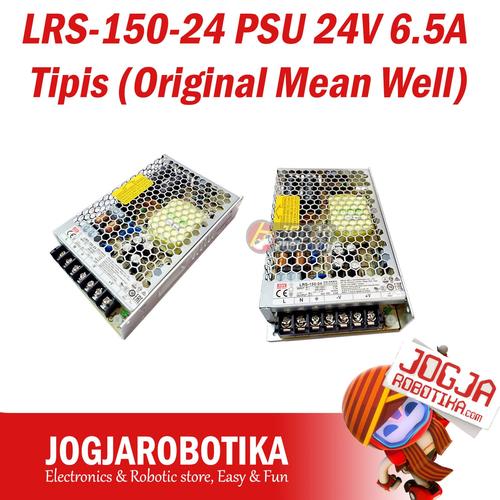 Jual LRS-150-24 PSU 24V 6.5A Tipis (Original Mean Well) - Kab. Sleman ...