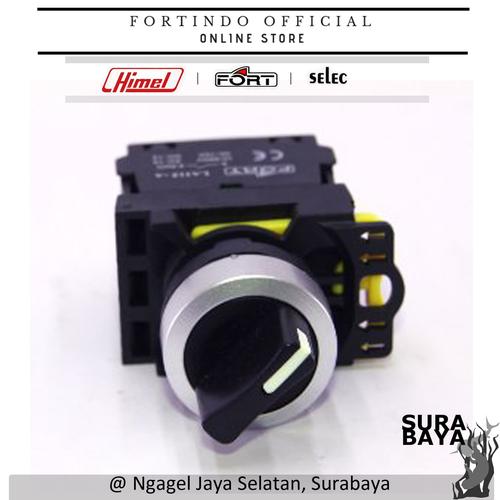 Jual Selector Switches FORT LA115-A5-20XS Black FORT PANEL SURABAYA ...