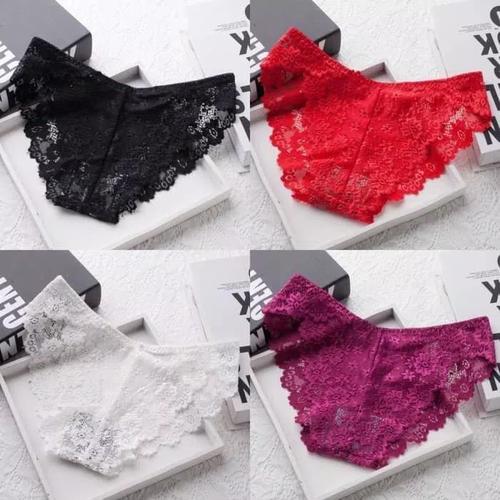 Jual celana dalam lace brokat renda bunga cd seksi panties wanita C18 ...