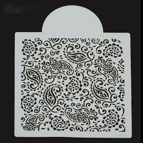 Jual Plastic Stencil - Stensil Dekorasi Wedding Cake Motif Parang ...