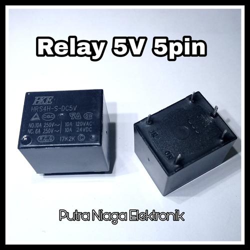 Jual Relay SPDT 5V DC 5Pin / 5VDC 5p High Quality 5 Volt - Kota Bandung ...