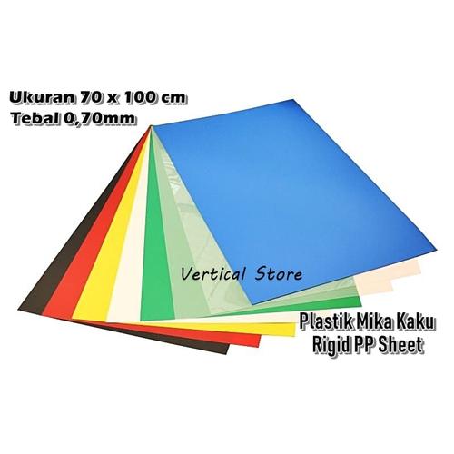 Jual Plastik PP Mika Kaku Lembaran Sampul Agenda 70cm x 100cm x 0.7mm - Hitam - Jakarta Pusat ...