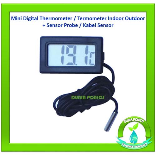 Jual Mini Digital Thermometer / Termometer With Sensor Probe / Kabel ...