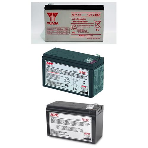 Jual RBC2 RBC110 RBC17 Battery Competible UPS APC. Baterai YUASA NP7-12 ...