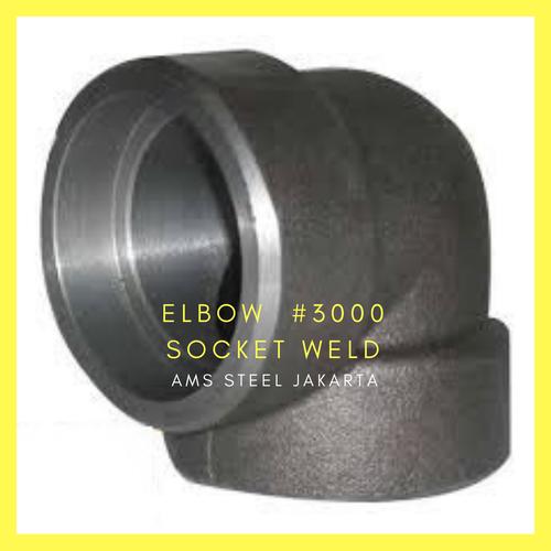 Jual 2 INCH SW #3000 90D ELBOW SOCKETWELD A105 FORGED STEEL KNIE KNEE ...