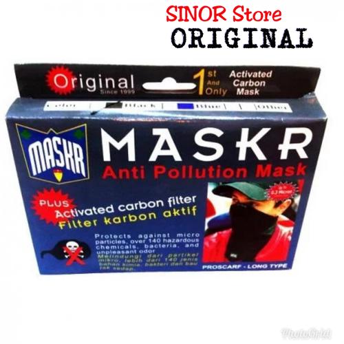 Jual Masker Karbon Aktif MASKR Long ORIGINAL Masker Panjang Anti Asap ...