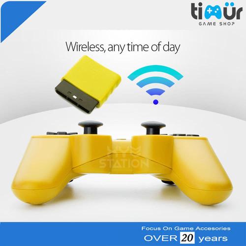 Promo Stik Stick PS2 Wireless Ori Original Pabrik Warna Kuning - Kota ...