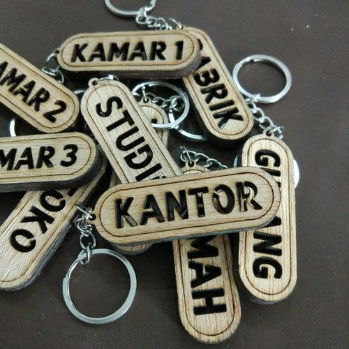 Jual PLYWOOD KEYCHAIN HOME STUDIO GANTUNGAN KUNCI KAYU MULTIFUNGSI ...