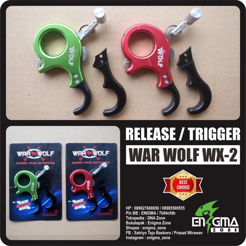 Jual Release / Trigger War Wolf WX-2, Panah, Panahan, Archery - Hitam ...