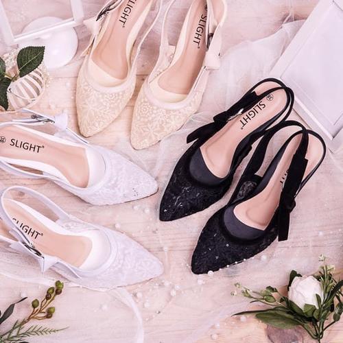 Promo Sepatu Slingback heels Lacie - Putih, 37 - Jakarta Timur - Slight ...