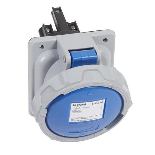 Promo Legrand Panel Mounting Sockets IP 66/67 63 A 3 Pin 555584 Cicil 0 ...