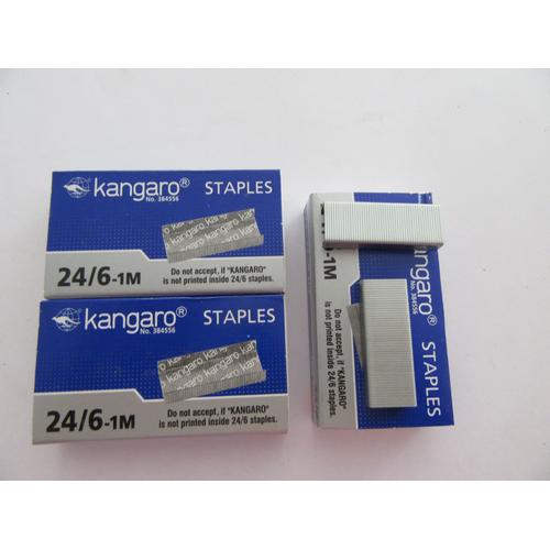 Jual Staples Kangaro 24/6 / Isi Stapler Kangaro 24/6 - Kab. Karimun ... Jual Staples Kangaro 24/6 / Isi Stapler Kangaro 24/6 - Kab. Karimun ...