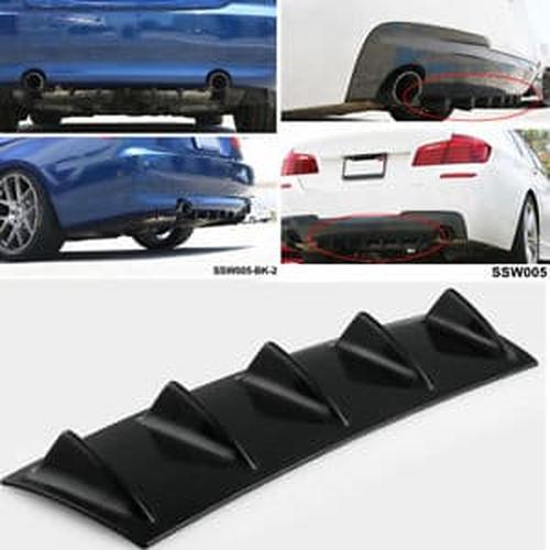 Jual Rear Bumper Spoiler Universal Bumper Diffuser Extender Body Kit ...