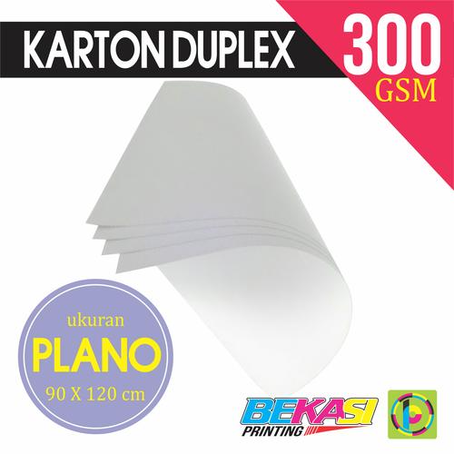 Jual Kertas Karton Tebal Duplex / Dupleks | Plano 90 x 120 cm | 300 GSM ...
