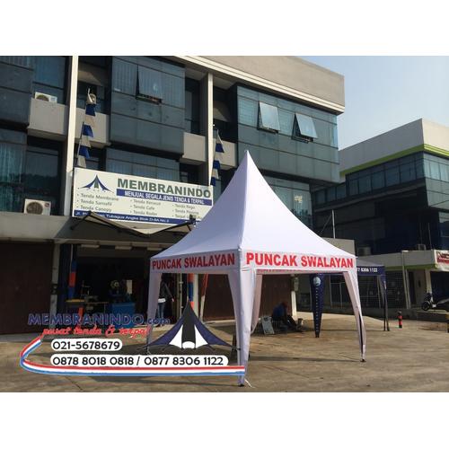 Jual Tenda Kerucut Putih Tinggi 4x4 (Include Print Logo) - Jakarta ...
