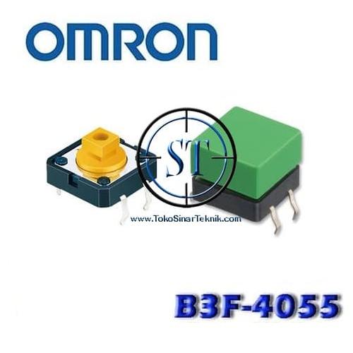 Jual BA-22-B3F-4055-SG Omron Tact Switch 12x12x7.3 +Tutup Keycap ...