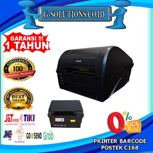 Jual printer barcode Postek C168 hasil bagus, kuat dan hasil cetak bagus - Kota Surabaya ...