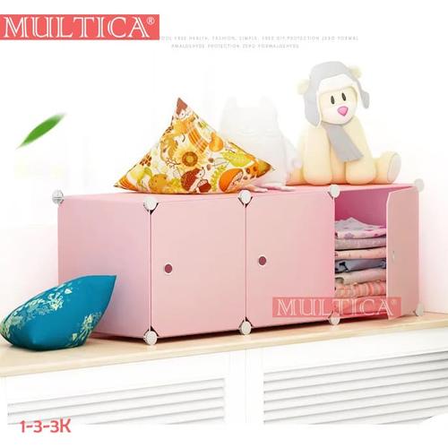 Jual Multica Rak Plastik Sisi Meja Lemari Kotak Susun Macrons 1-3 ...