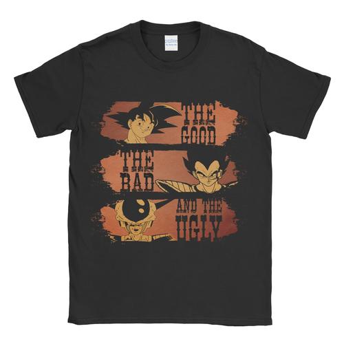 Jual Baju Kaos Tshirt Dragon Ball Good Bad Ugly - Hitam, M - Kota ...