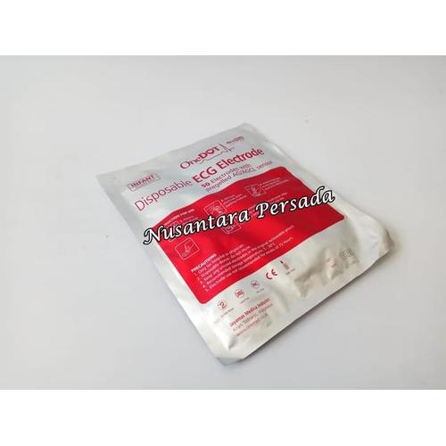 Jual Disposable ecg Electrode ECG EKG Elektroda One Dot Onedot Patch ...