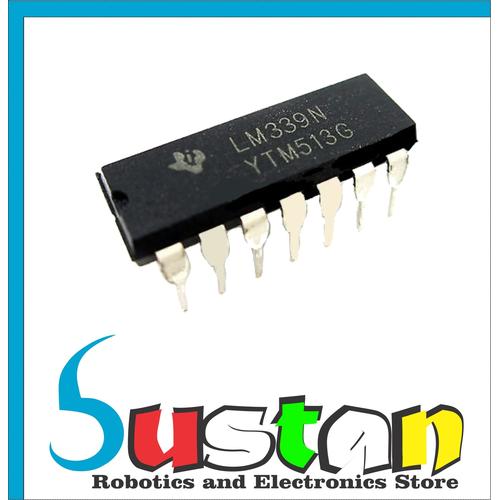 Jual LM339N LM339 ORIGINAL IC SERIES CURRENT LOW QUAD VOLTAGE ...