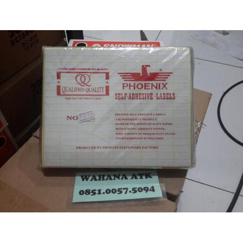 Jual Stiker label nama / label stiker / label harga phoenix no 112 ...