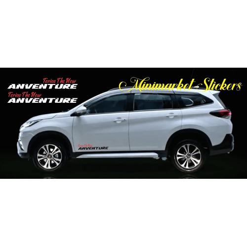 Jual sticker stiker terios adventure cutting sticker mobil daihatsu ...