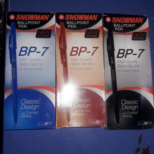 Jual Pulpen Snowman BP-7 - Hitam - Jakarta Barat - Donz Bubble | Tokopedia