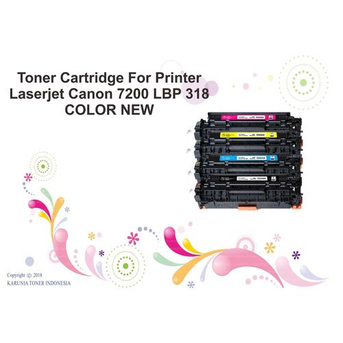 Jual Toner Cartridge For Printer Laserjet Canon 7200 LBP 318 COLOR NEW ...