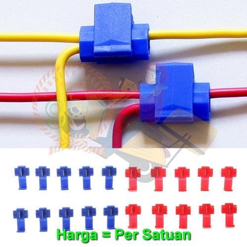 Jual Penyambung kabel T taps quick splice scotch lock connector Merah ...