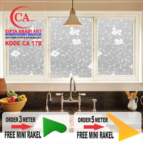 Jual STIKER / STICKER KACA JENDELA,PINTU MOTIF BUNGA BATIK - Kota ...