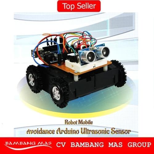 Jual Robot mobile avoidance arduino ultrasonic sensor fullset (+modul ...