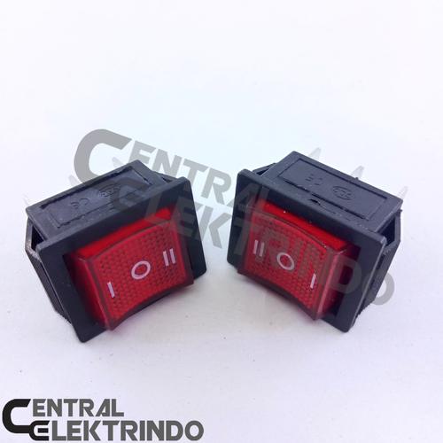 Jual Saklar On Off On| Switch On Off On 6 pin Besar Merah - Jakarta ...