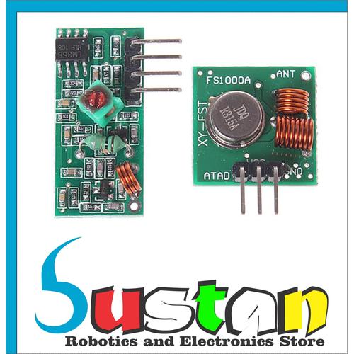 Jual 315Mhz 315 Mhz RF Module Transmitter Receiver Arduino Raspberry ...