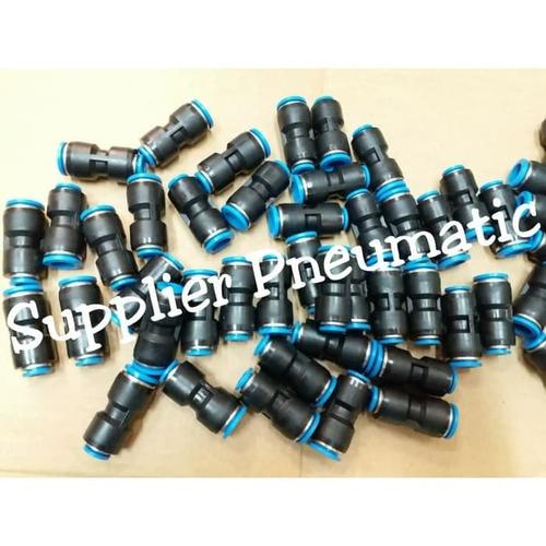 Jual Tubing Connector Push In Fitting Lurus Pneumatic Full selang 4MM x ...