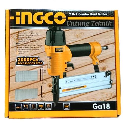 Jual INGCO 2 in 1 F50 Air Nailer & 450J Air Stapler - Paku dan Staples ...