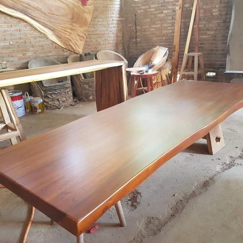 Jual top table meja trembesi natural - Kab. Jepara - JJF furniture ...
