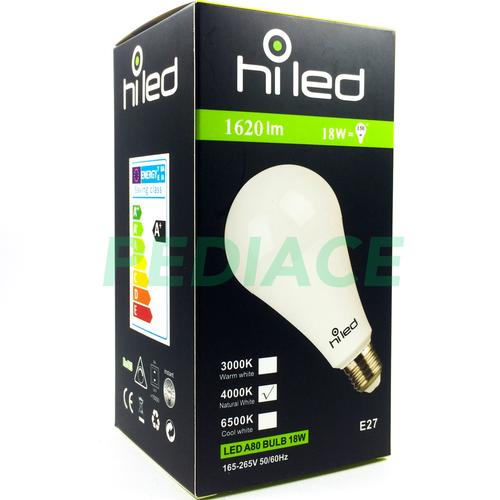 Jual Lampu Bohlam LED Hiled Bulb 18W 18 Watt Natural White 4000K E27 ...