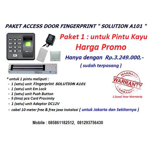 Jual ACCESS DOOR FINGERPRINT SOLUTION A101 ( PINTU KAYU ) - Jakarta Barat - MCK SECURITY SYSTEM ...