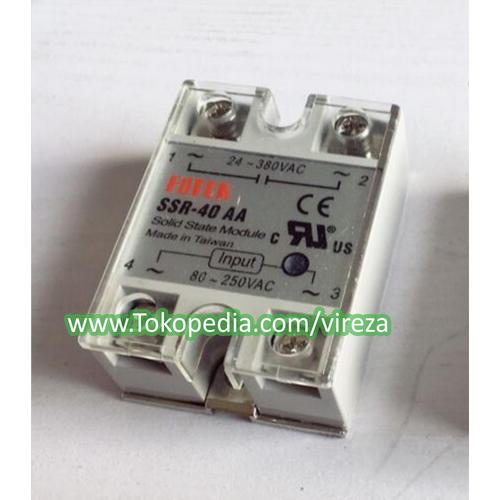 Jual Solid state relay Fotek SSR-40AA SSR 40AA AC CONTROL AC 40A - Kab ...