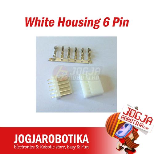 Jual White Housing 6 Pin - Kab. Sleman - Jogjarobotika | Tokopedia