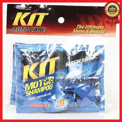 Jual KIT MOTOR SHAMPOO PLUS PREMIUM SILICONE SACHET 6X15ML - Kab ...