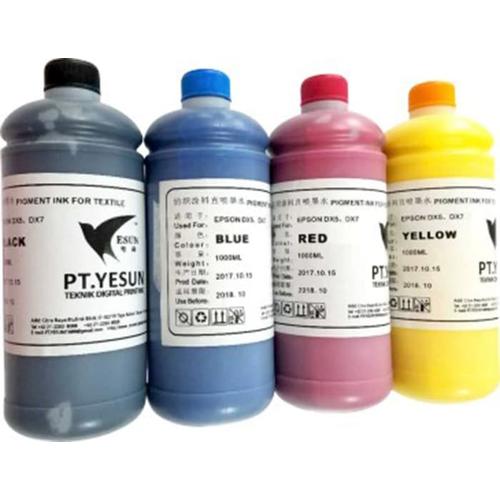 Jual Tinta EPS Pigment Khusus Kain Katun 1 Liter - Hitam - cyan ...
