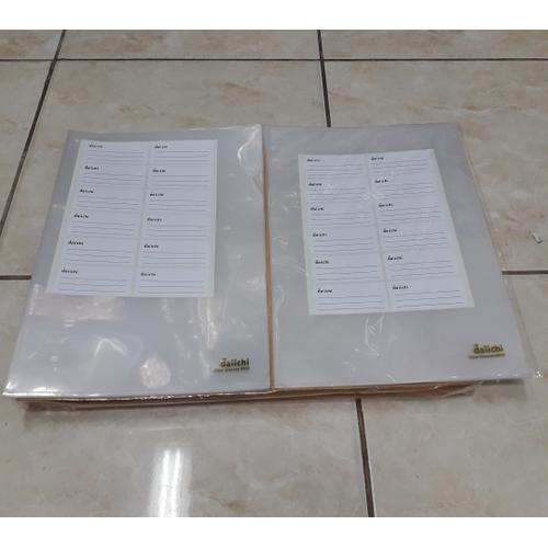 Jual Map L Daiichi 9002 F4 (1 PCS) / Map Transparant Clear Sleeve ...