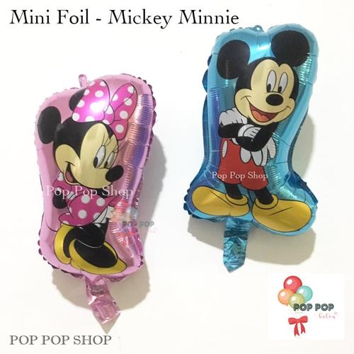 Jual Balon foil Mickey Minnie Mouse MINI ukuran kecil – full body ...