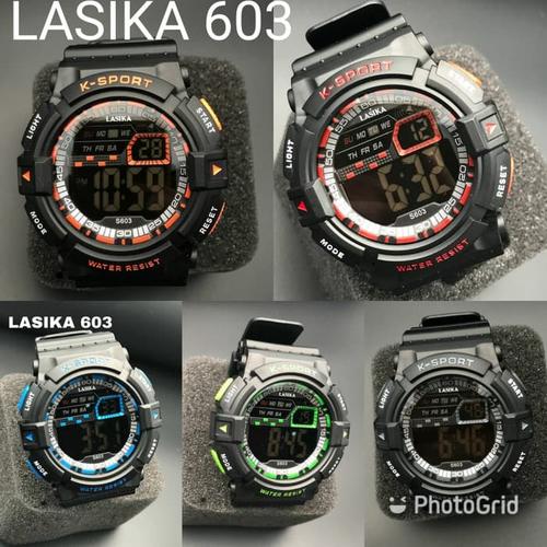 Jual Jam tangan Dewasa Lasika S603 Original Anti air - List Merah ...
