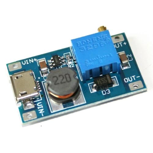 Jual MT3608 DC-DC Step Up Module 2A Micro USB 2V-24V to 5V-28V LM2577 - Kota Surabaya - NN ...